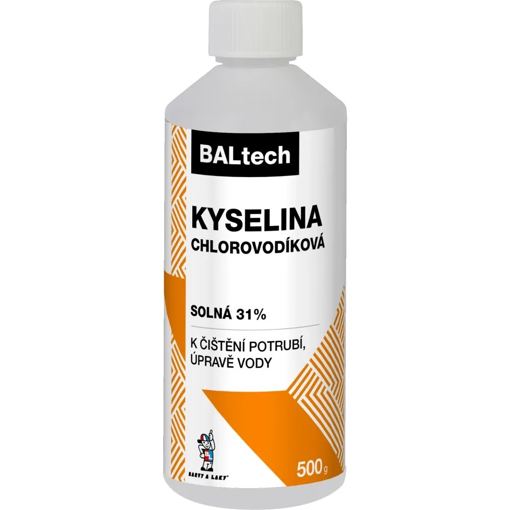 BALtech kyselina chlorovodíková solná 31 %, 500 ml nakoupit u OBI