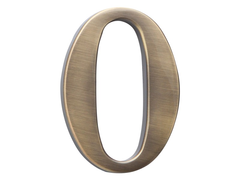 Cobra Číslice 0 - 10 cm, česaný bronz nakoupit u OBI
