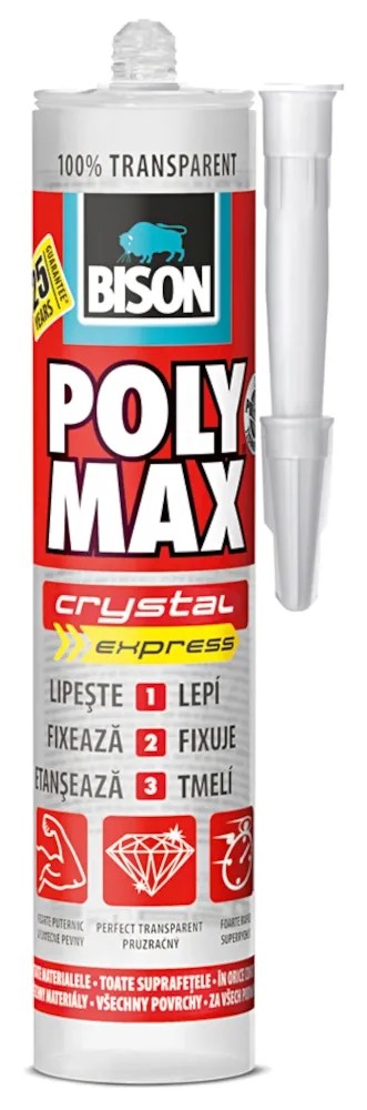 BISON Lepidlo POLY MAX crystal express, 300 g nakoupit u OBI