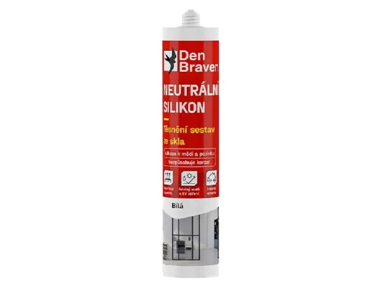 Den Braven Neutrální silikon ALCOXY N03, bílá, 280 ml