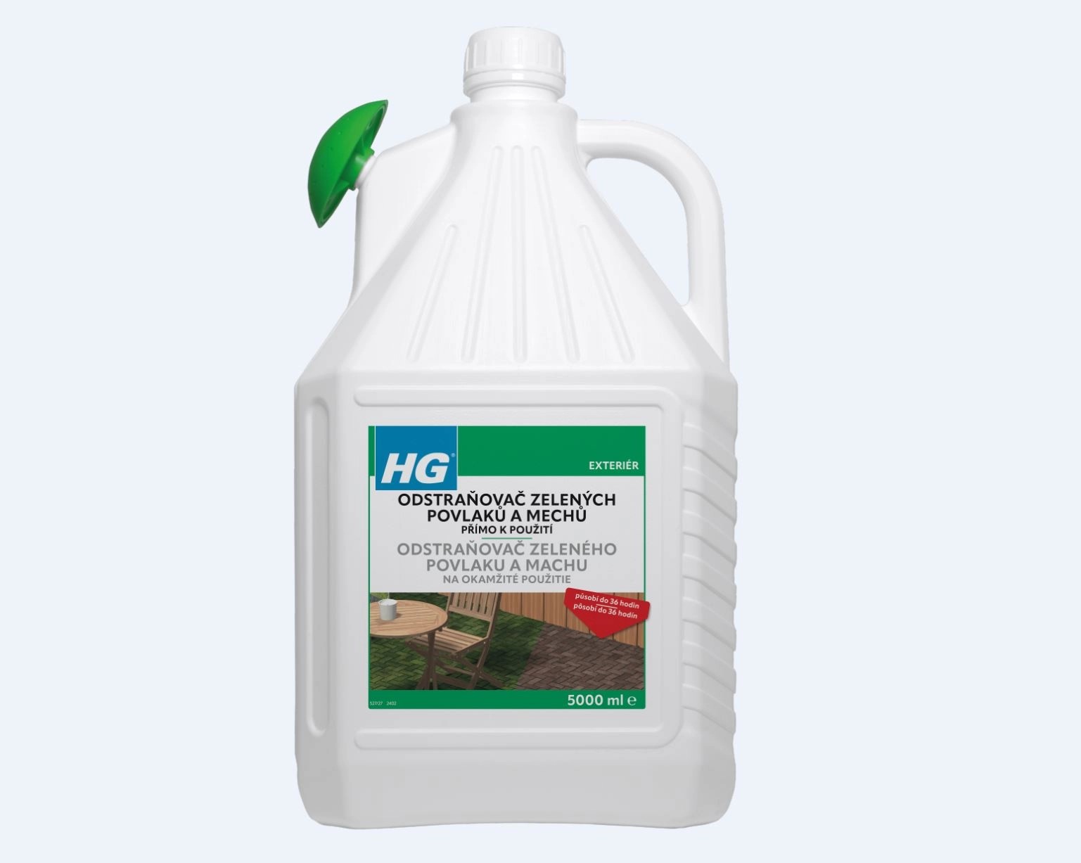 HG Odstraňovač zelených povlaků a mechů 5 l nakoupit u OBI