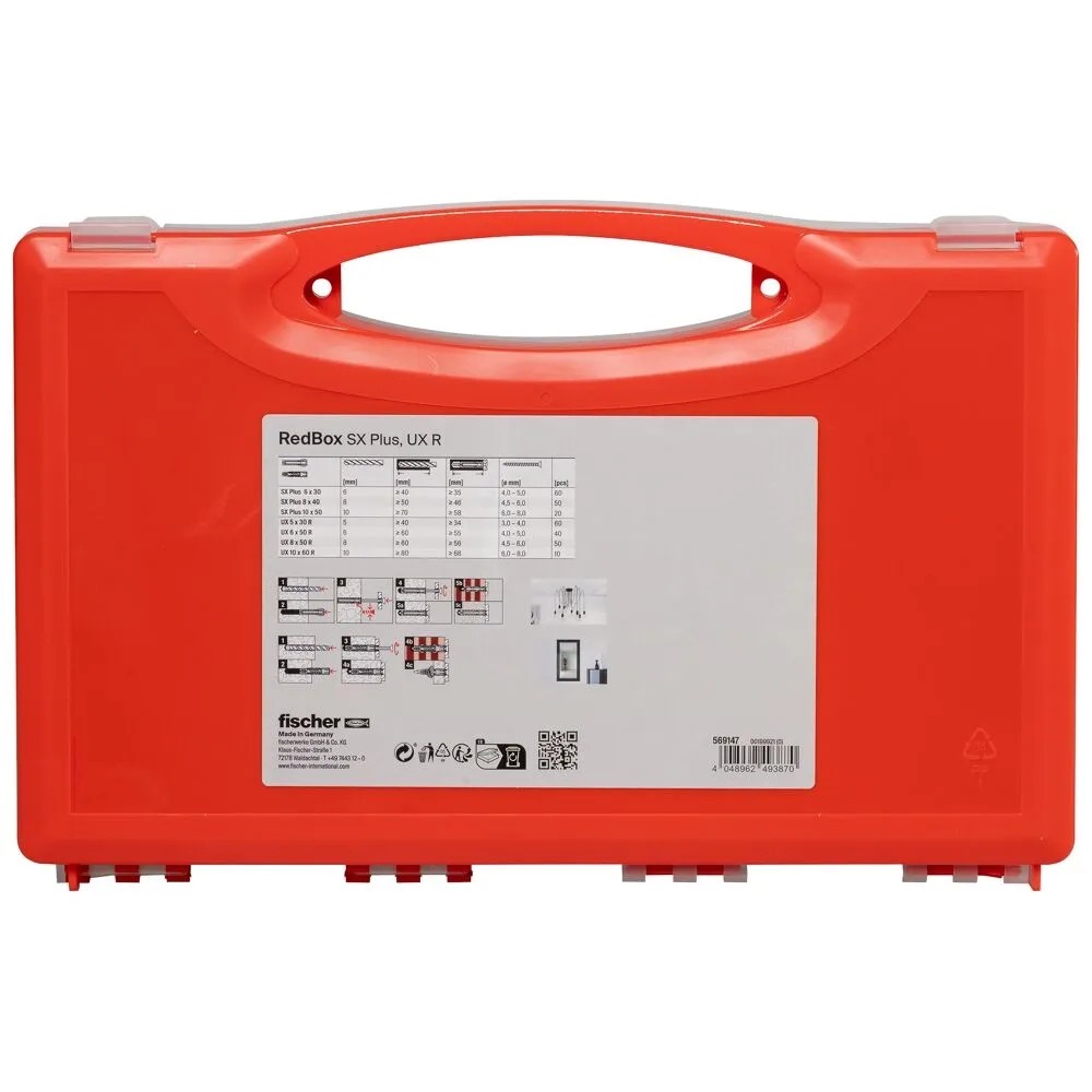 Fischer Box s hmoždinkami UX + SX Plus 6, 8, 10 nakoupit u OBI