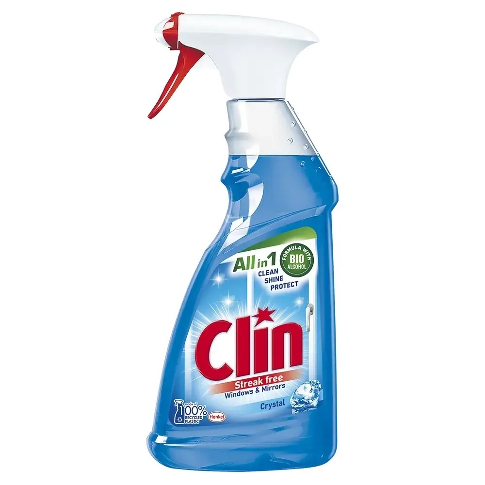 Clin Čistič oken Windows and Glass Blue, 500 ml