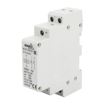 Bemko Modulový stykač BC101-1P-25-20, 230 V AC, 25 A, IP20 nakoupit u OBI