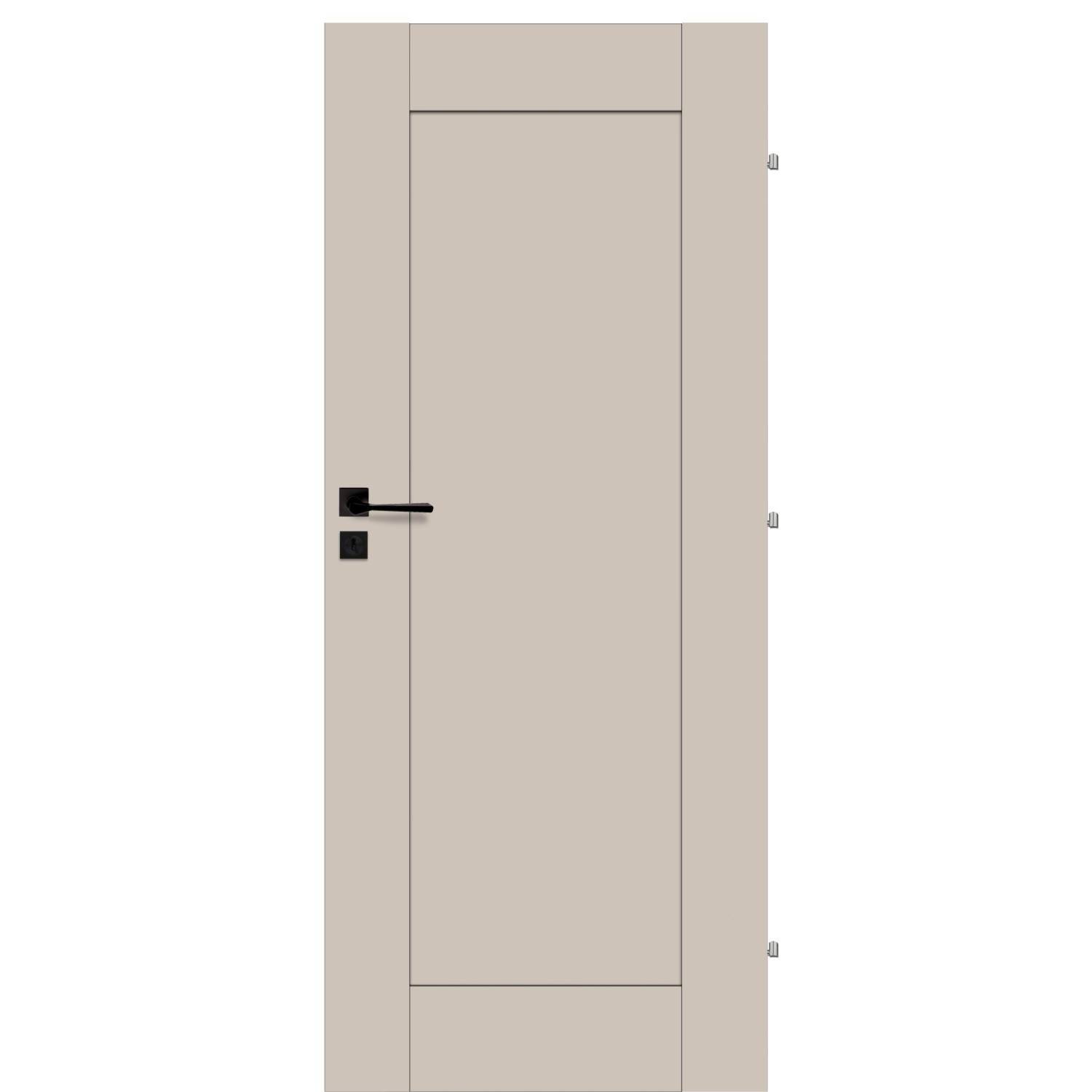 Voster Rámové falcové interiérové dveře TAGO fólie Platinum Cashmere 80 ...