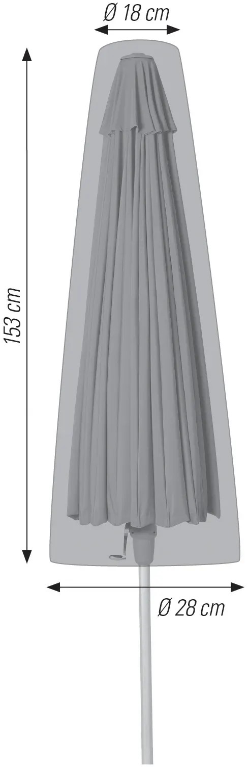 acamp Ochranný obal pro slunečníky do pr. 300 cm (pr. 18/28 x 153 cm ...