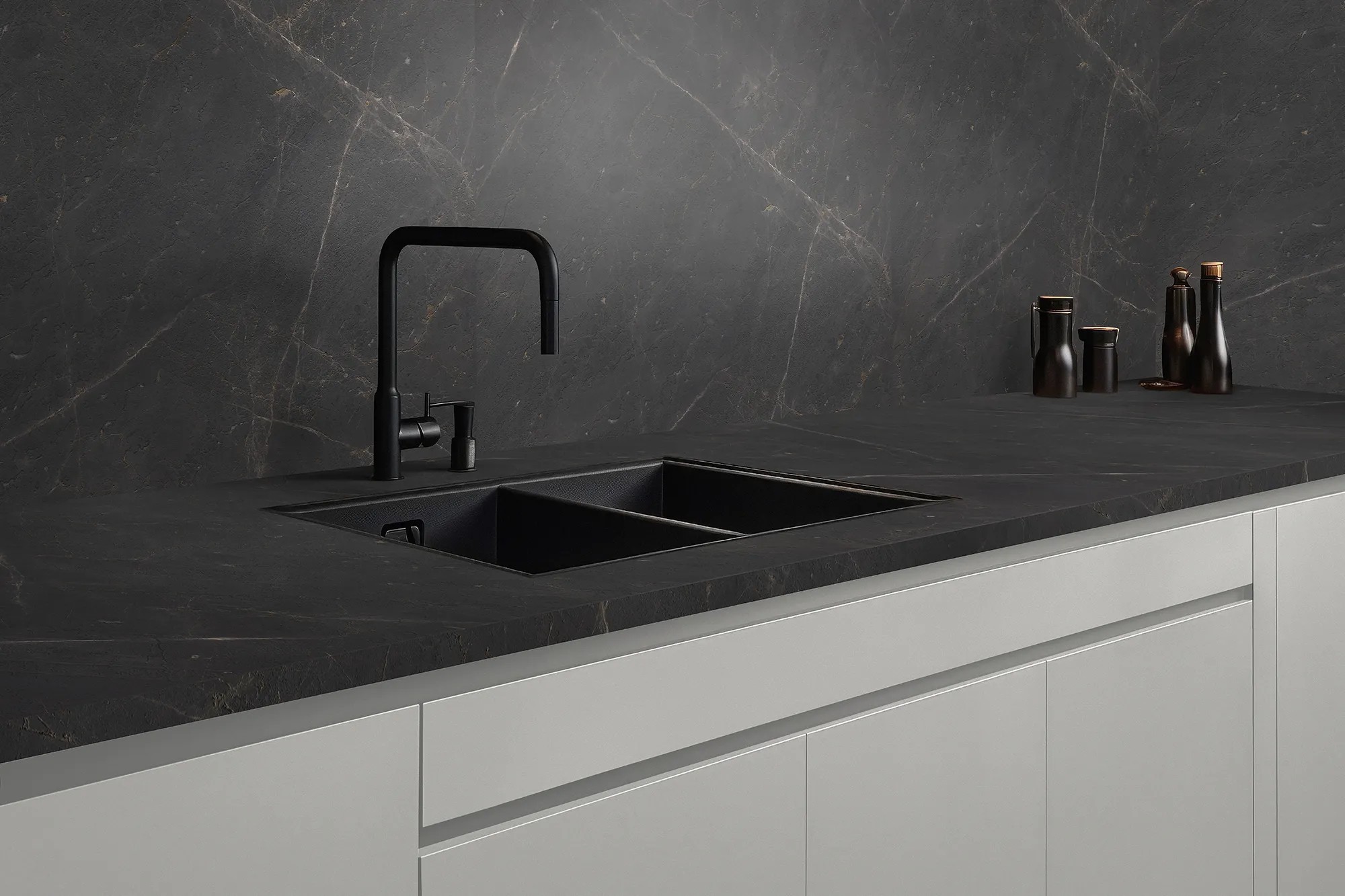 Kaindl Pracovní deska Slimline K2884 PH mramor Emperador 410 x 65 x 1,2 ...