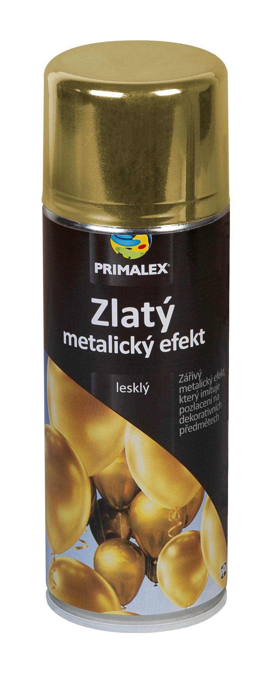Primalex Barva ve spreji metalický efekt zlatý 400 ml nakoupit u OBI
