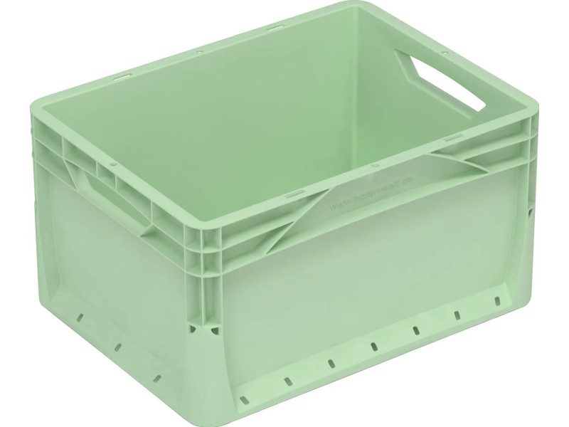 OBI Eurobox Tauro box s plnou stěnou, zeleno-šedý, 20 l, 400 x 300 x ...