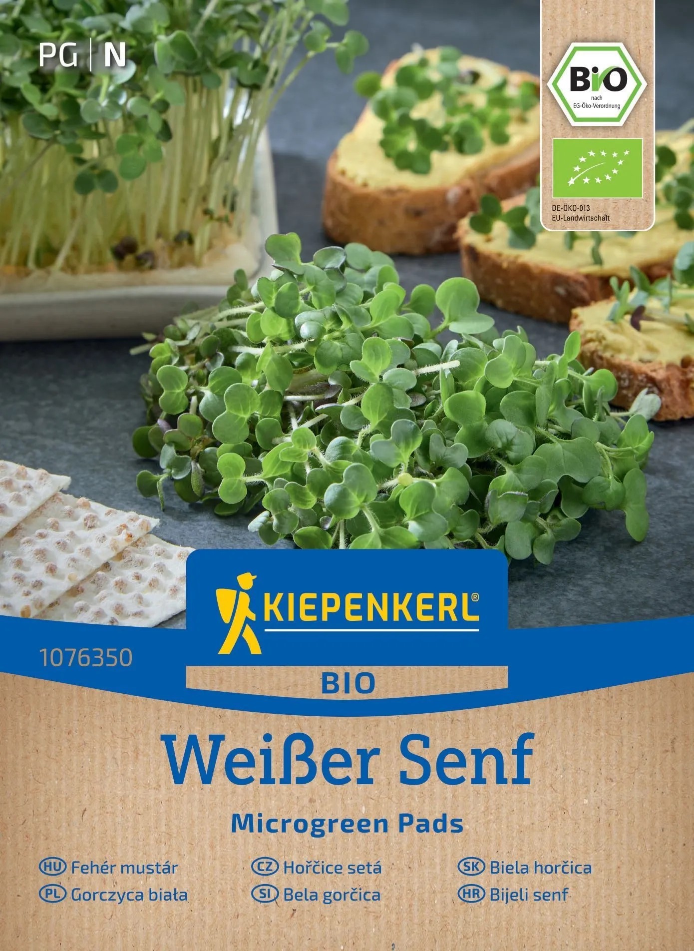 KIEPENKERL BIO Microgreen Pads Hořčice setá (Sinapis alba) 3 ks ...
