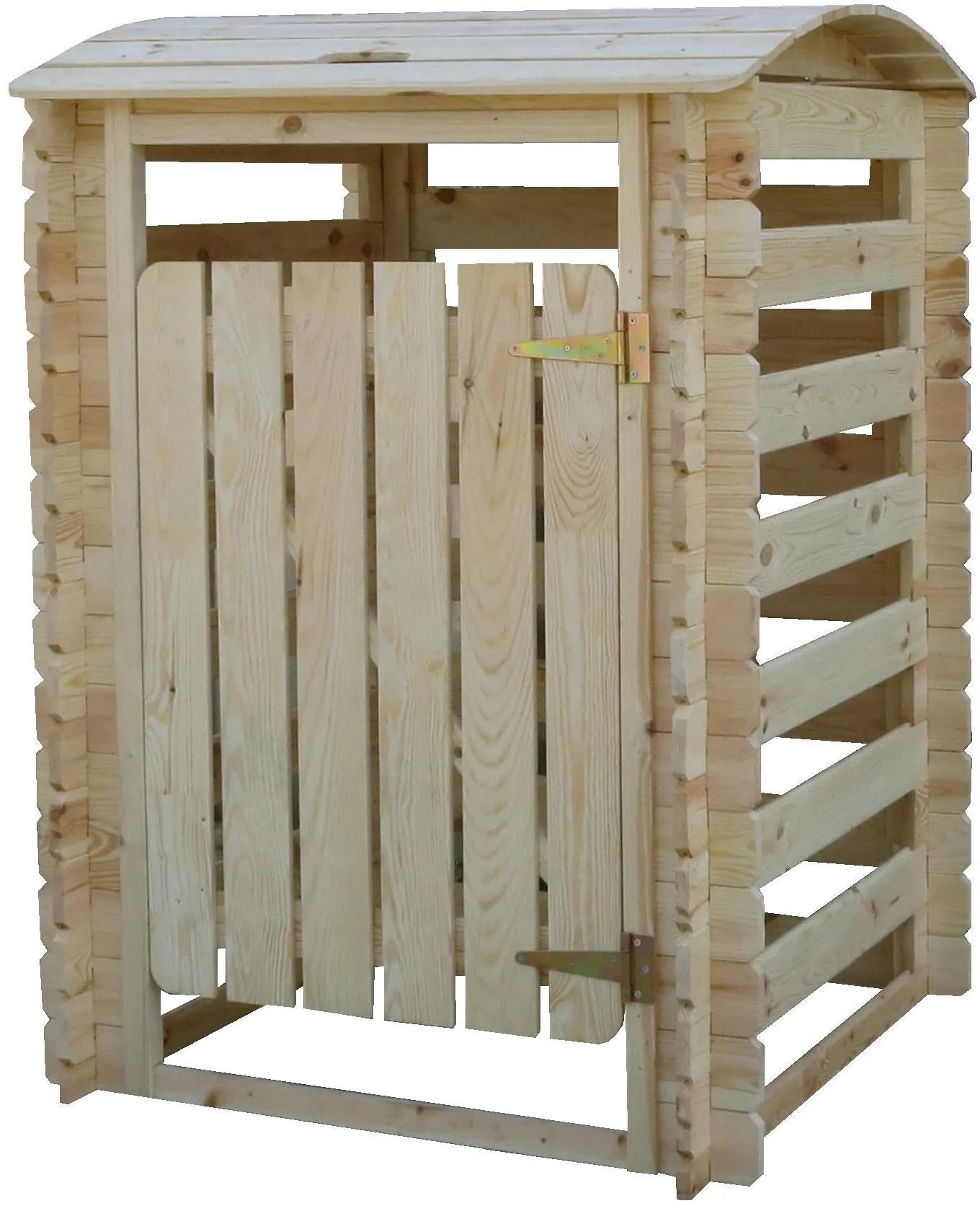 Timbela Dřevěný přístřešek na 1 popelnici M606-1, 85 x 85 cm
