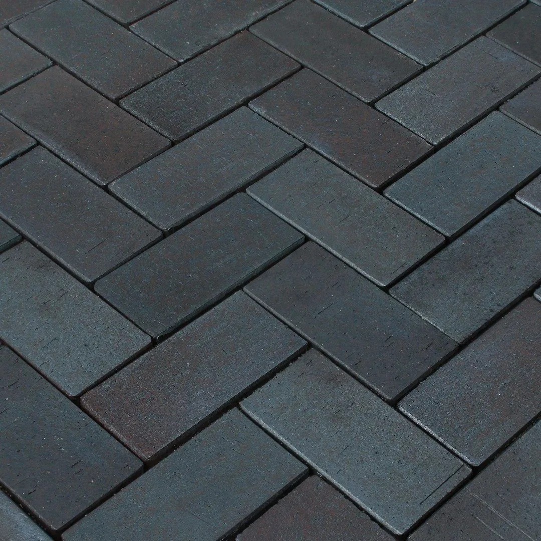 Euro Stone Zámková dlažba klinkerová cihla Potsdam, černá, 10 x 20 x 5 ...