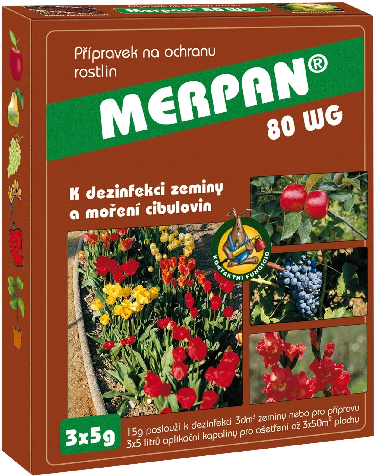 Merpan 80 WG fungicid 3 x 5 g nakoupit u OBI