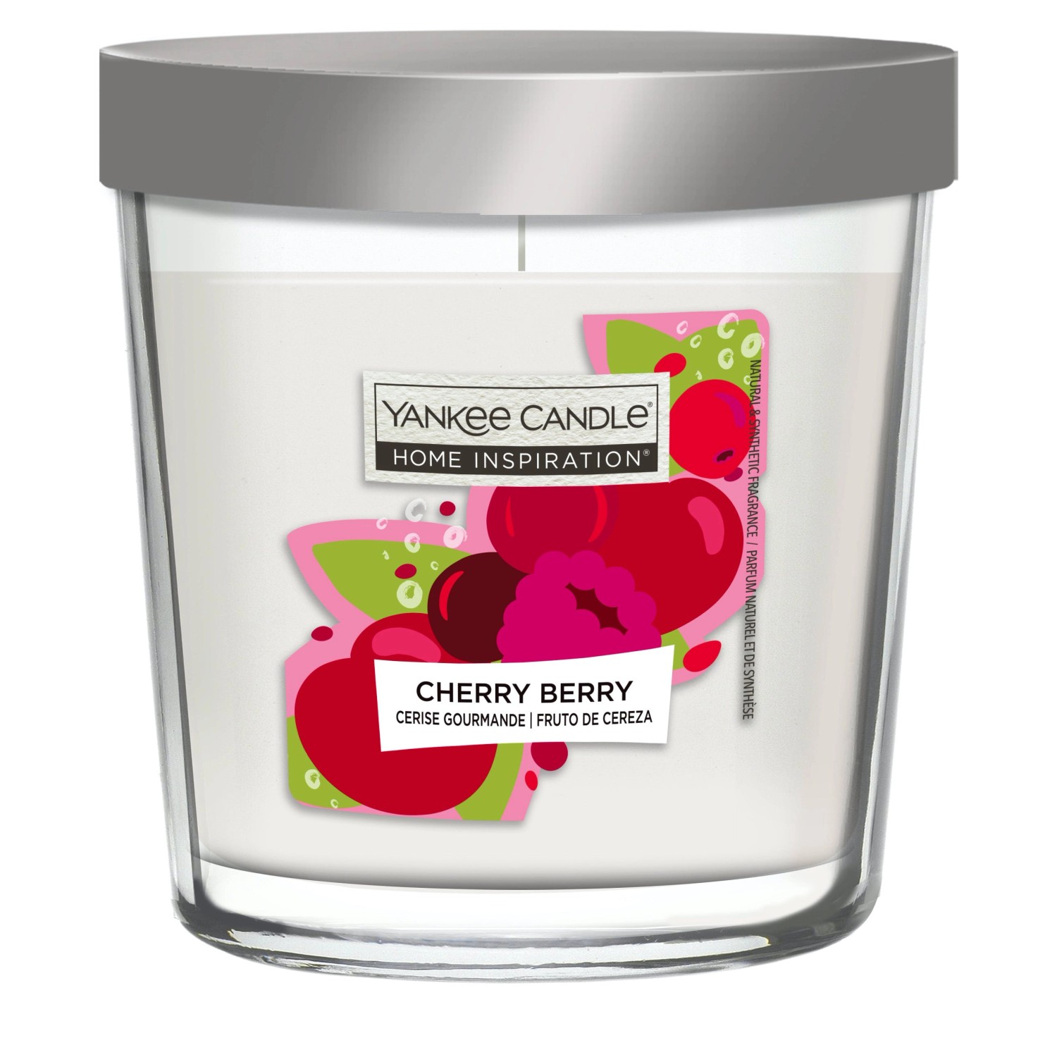 Yankee Candle Vonná svíčka ve skle Home Inspiration Cherry Berry, 200 g ...