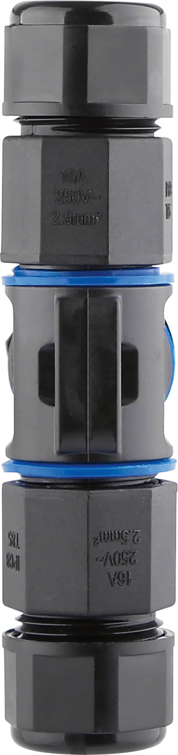 Vodotěsná kabelová spojka "T", IP68, 3x 0,75-1,5 mm2, 250V/16A nakoupit ...