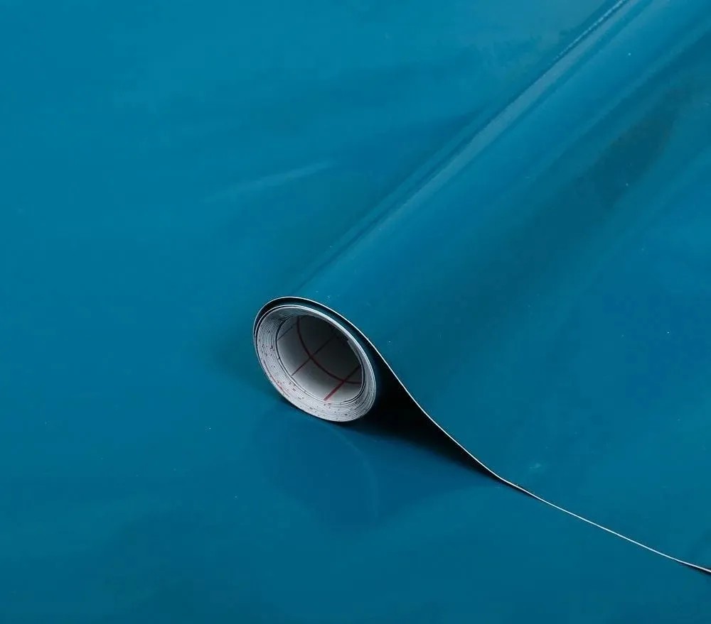 d-c-fix Designová samolepicí fólie, Uni Lack Petrol, šířka 45 cm ...