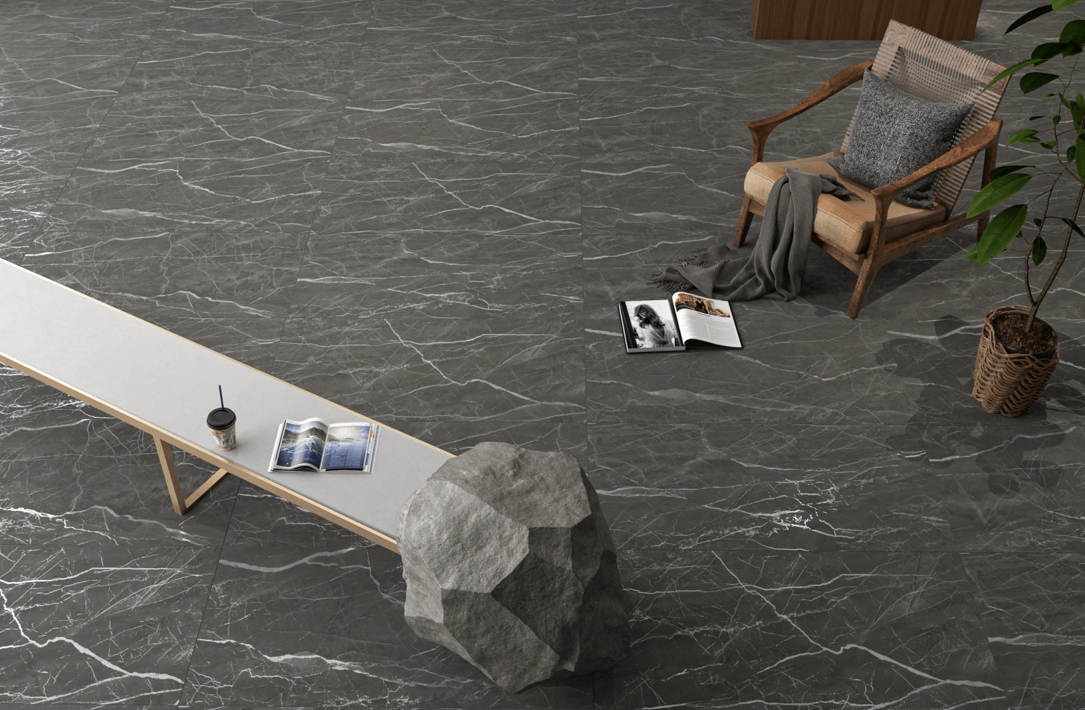 Dlažba Harmony Natural Carving 60 x 120 cm nakoupit u OBI