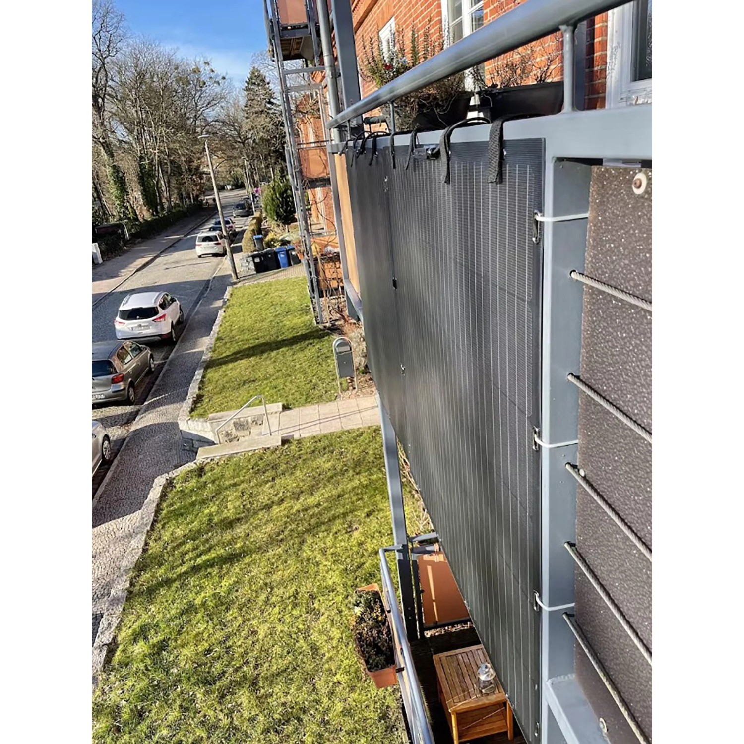 ABSAAR Balkonová solární elektrárna Solar Flexi 400 W FULL BLACK ...