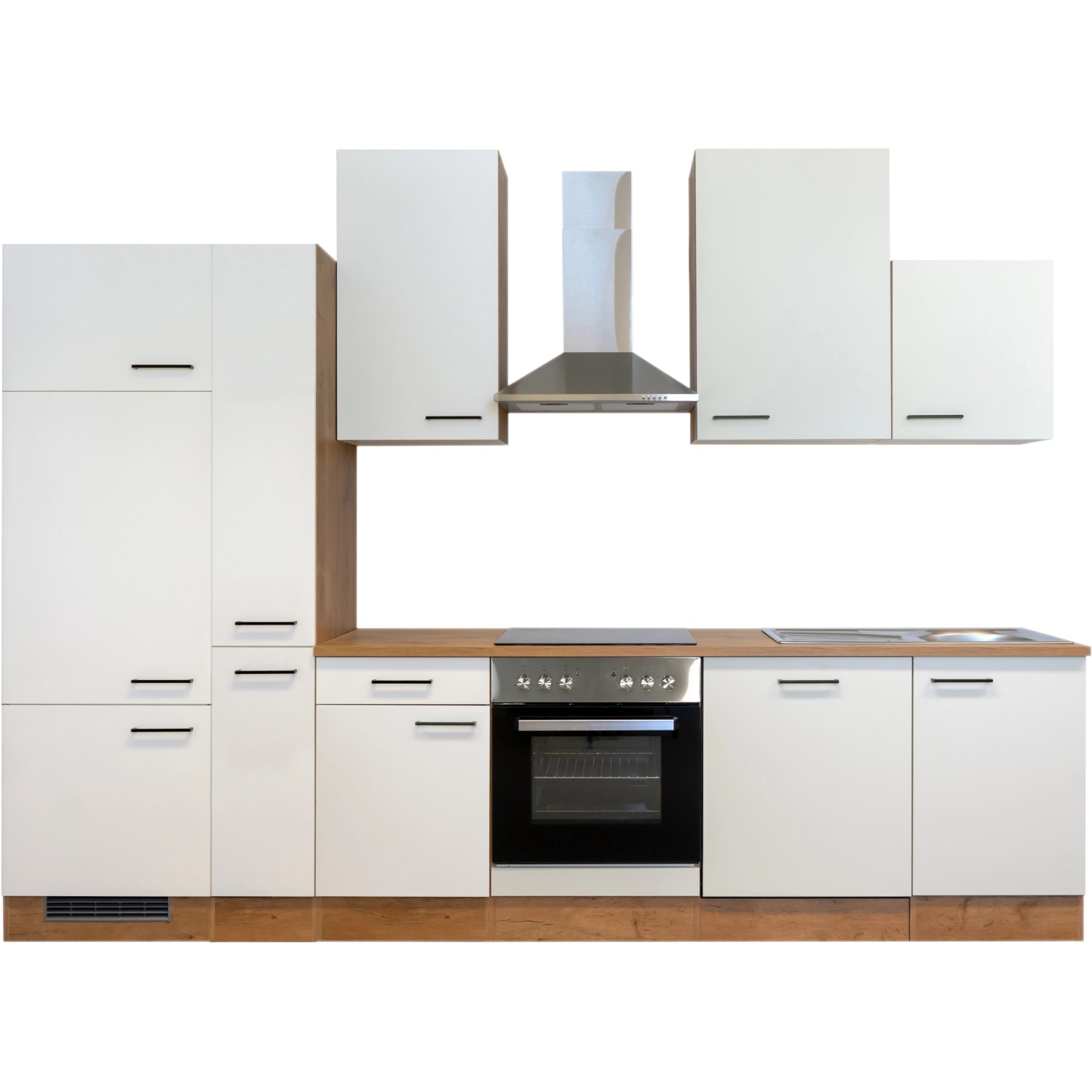 Flex-Well Kuchyně Vintea 310 cm/typ 1-lednice/trouba/varná deska/digestoř/myčka koupit v OBI