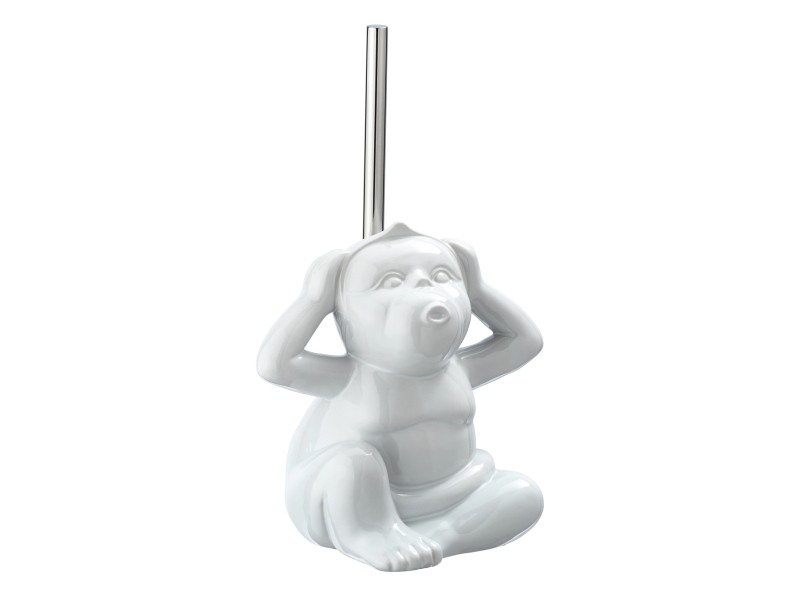 Wenko WC sada Monkey Silent bílá keramika 16 x 21,5 x 19 cm nakoupit u OBI