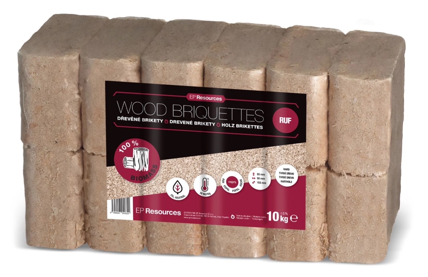 EP Resources Brikety z dubového dřeva 10 kg nakoupit u OBI