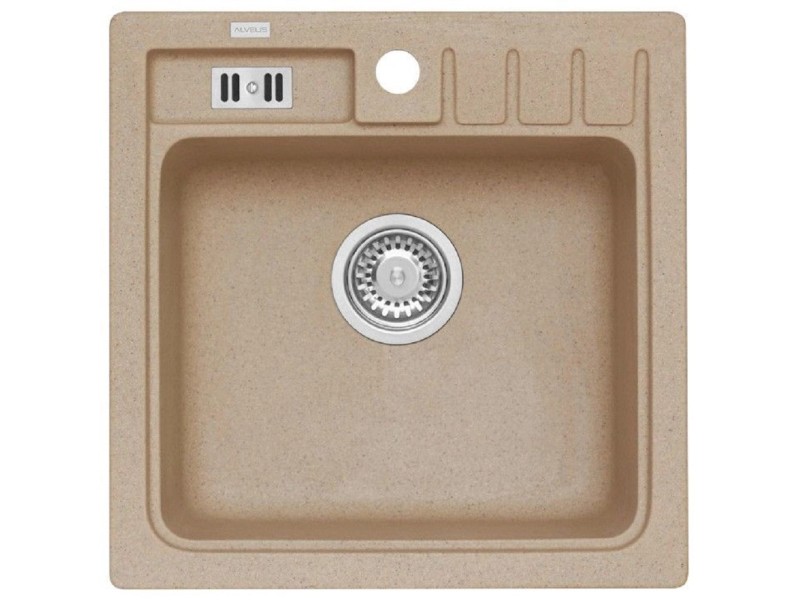 Alveus Granitový dřez Niagara 20, béžová, 46,5 x 46,5 cm nakoupit u OBI
