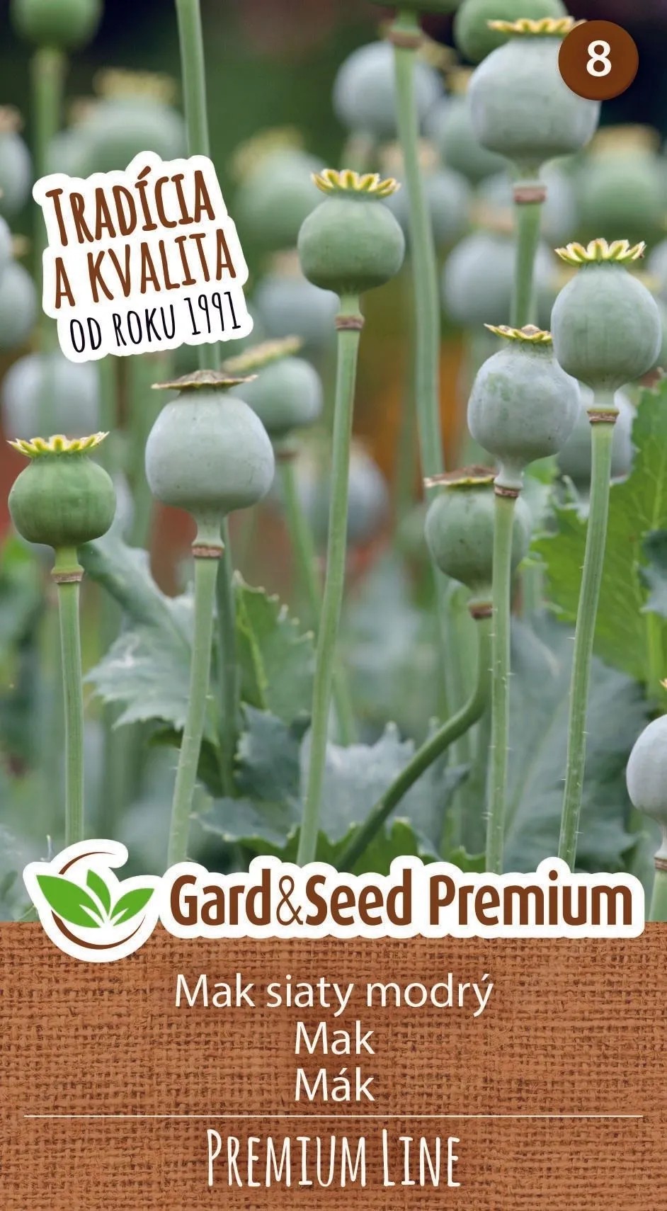 GardenSeed Premium Semínka Mák Setý, 5 g