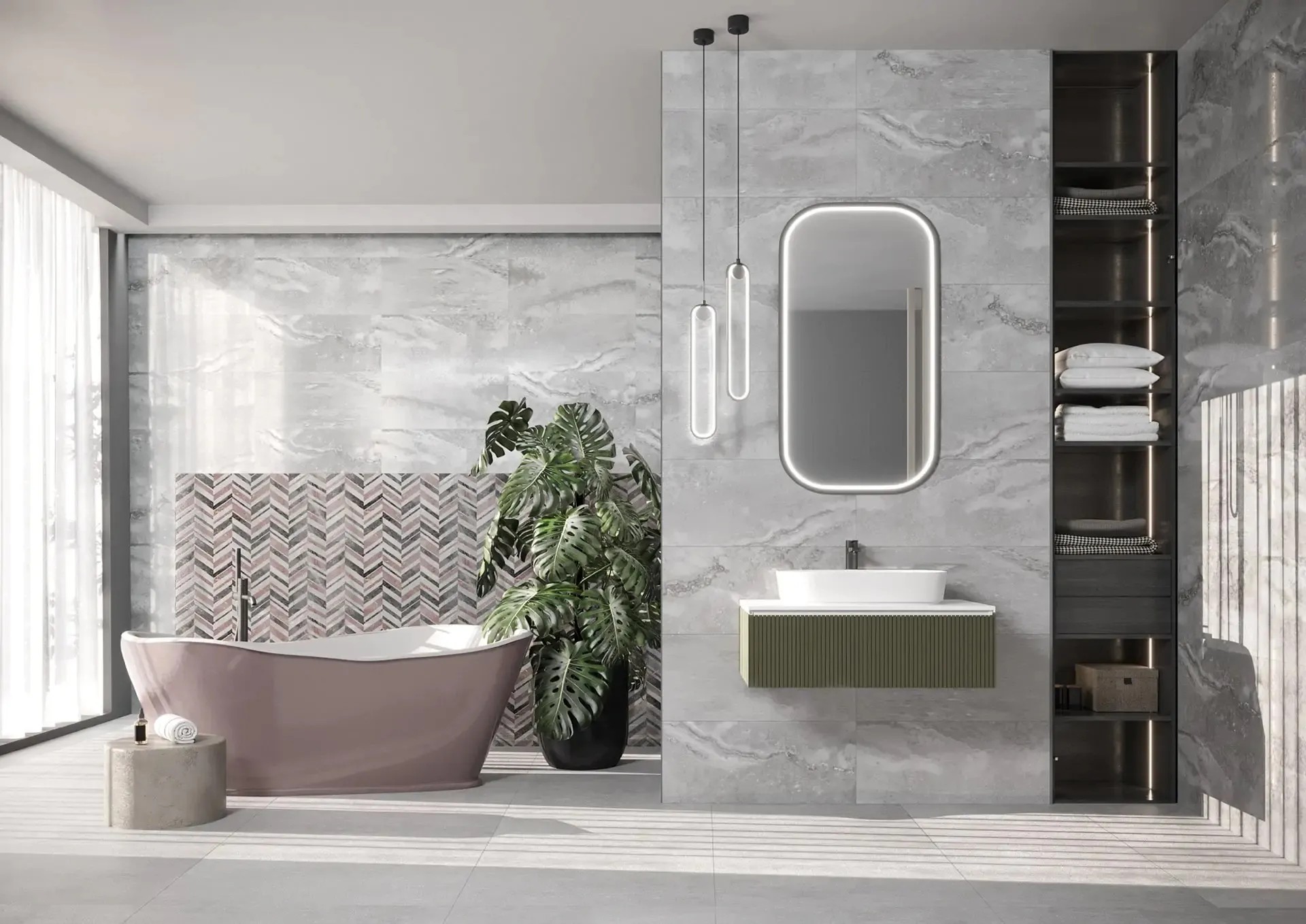 Obklad CCR207-1 Toscana Grey 25 x 40 cm
