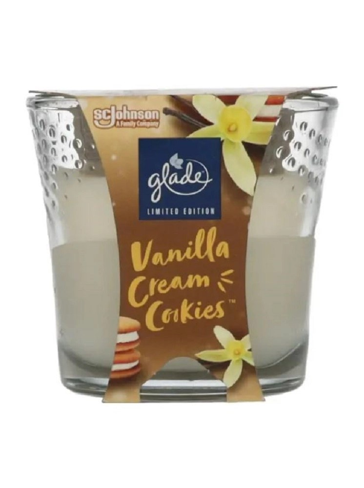 Glade Vonní svíčka Vanilla Cream Cookies 112 g nakoupit u OBI