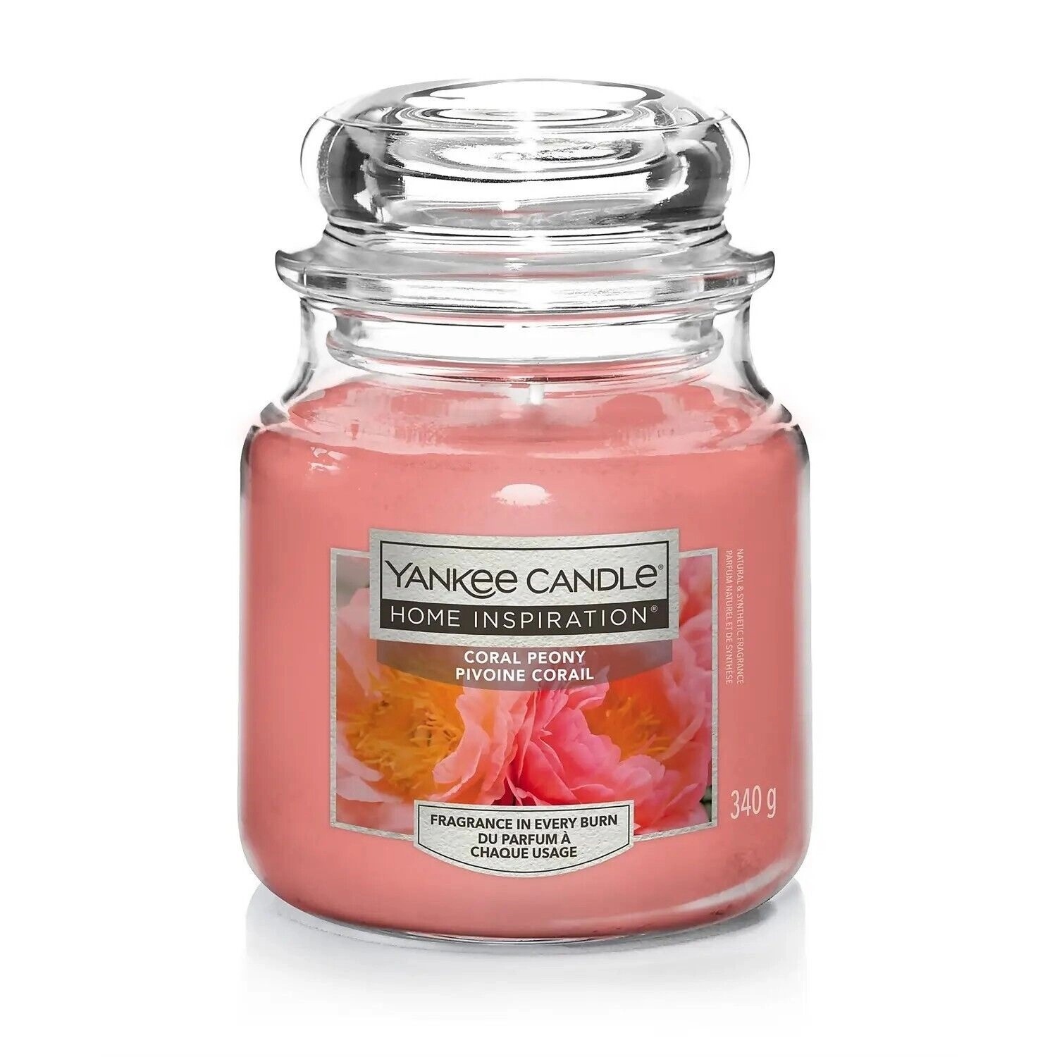 Yankee Candle Home Inspiration Svíčka ve skle střední Coral Peony 340 g ...