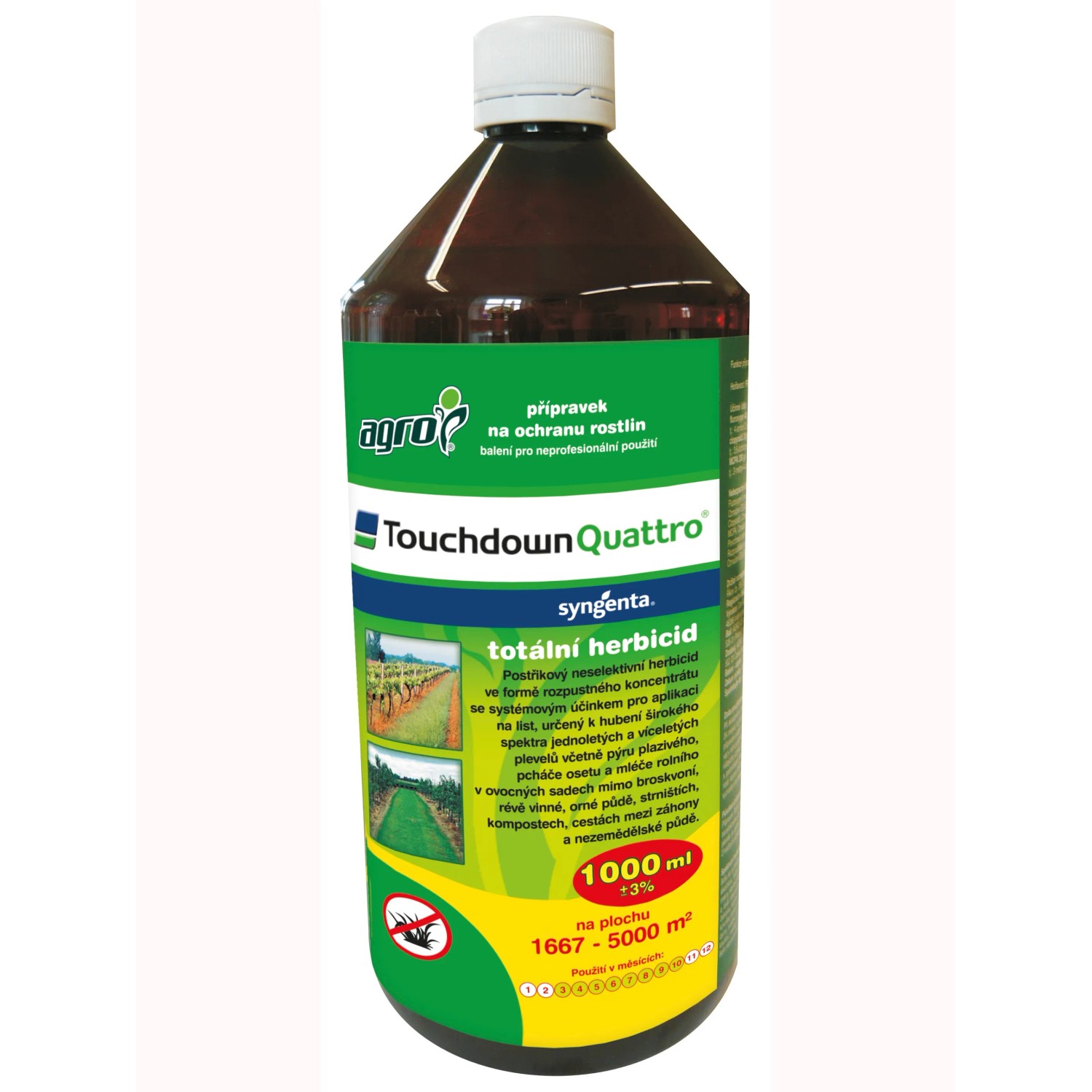 Agro Herbicid Touchdown Quattro 1 l koupit v OBI