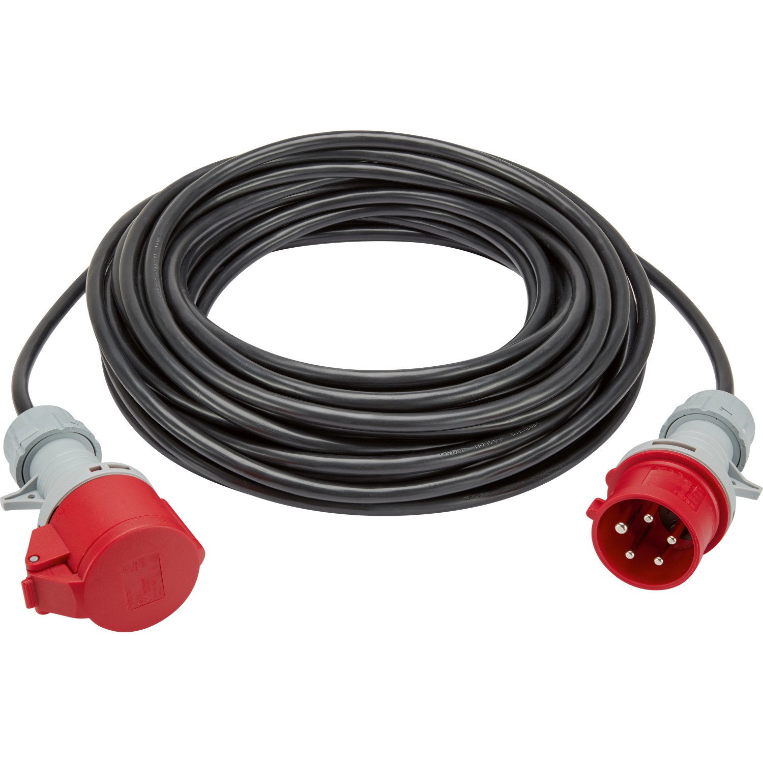 VLC Prodlužovací kabel černý CEE max. 3500W 400V/16A H05VV-F5G1,5mm2 ...