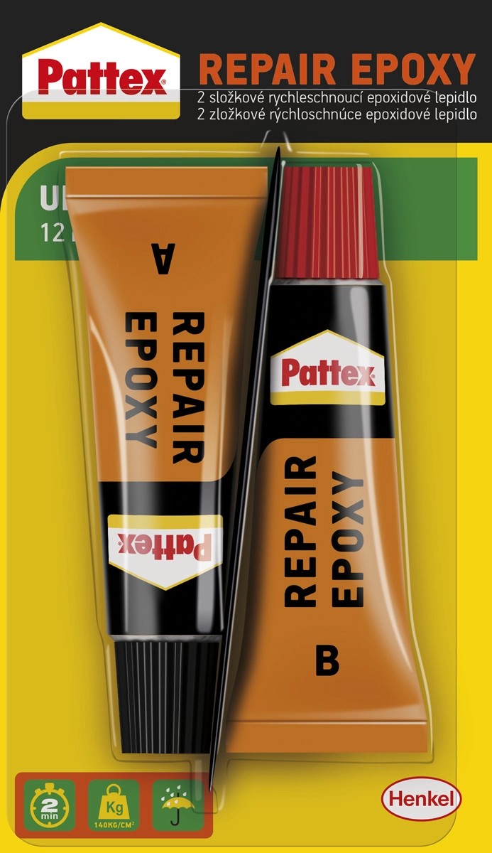Pattex Dvousložkové epoxidové lepidlo REPAIR EPOXY 12 ml nakoupit u OBI