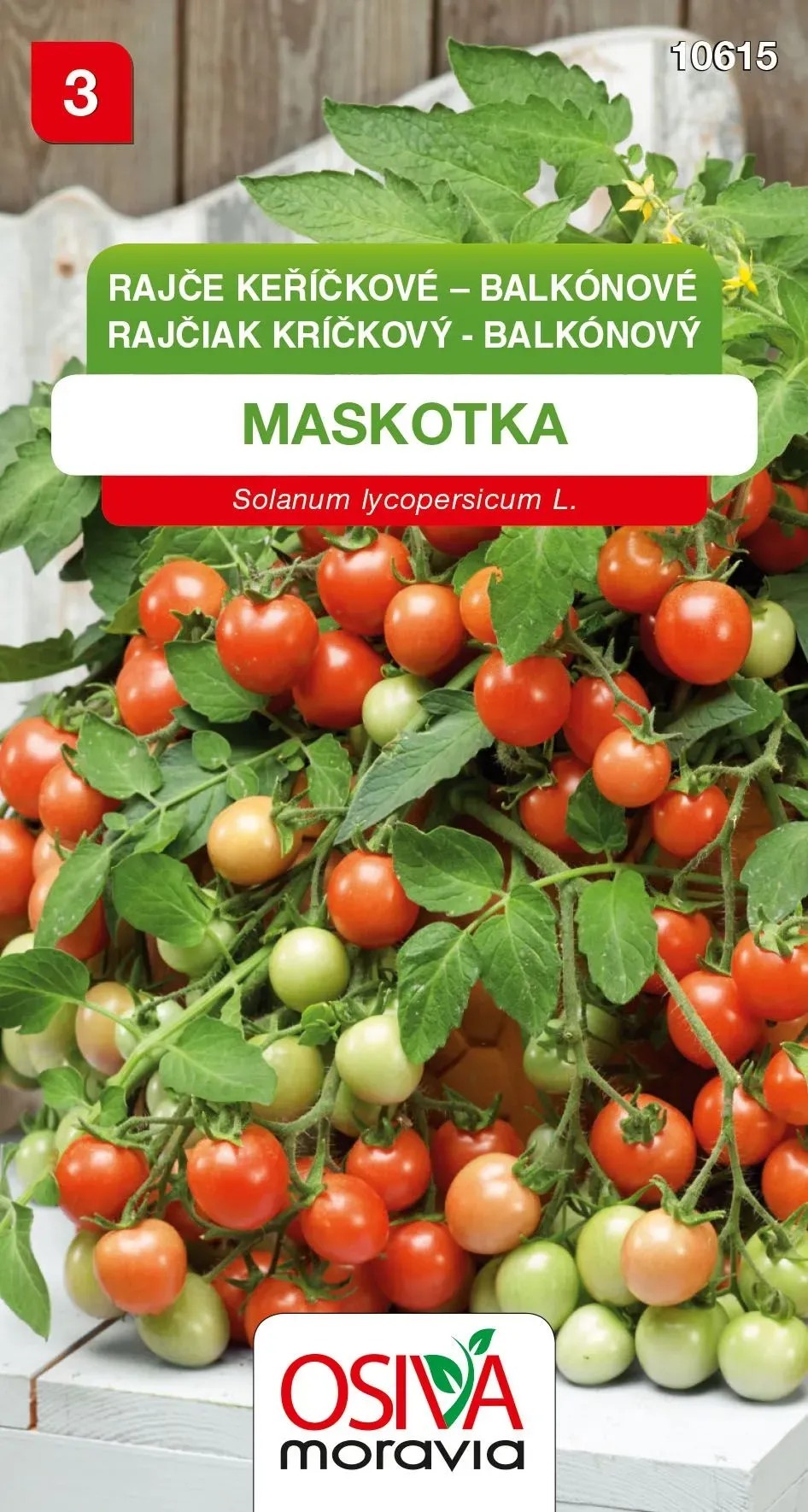 Semínka Rajče keříčkové balkónové Maskotka (Solanum lycopersicum L ...