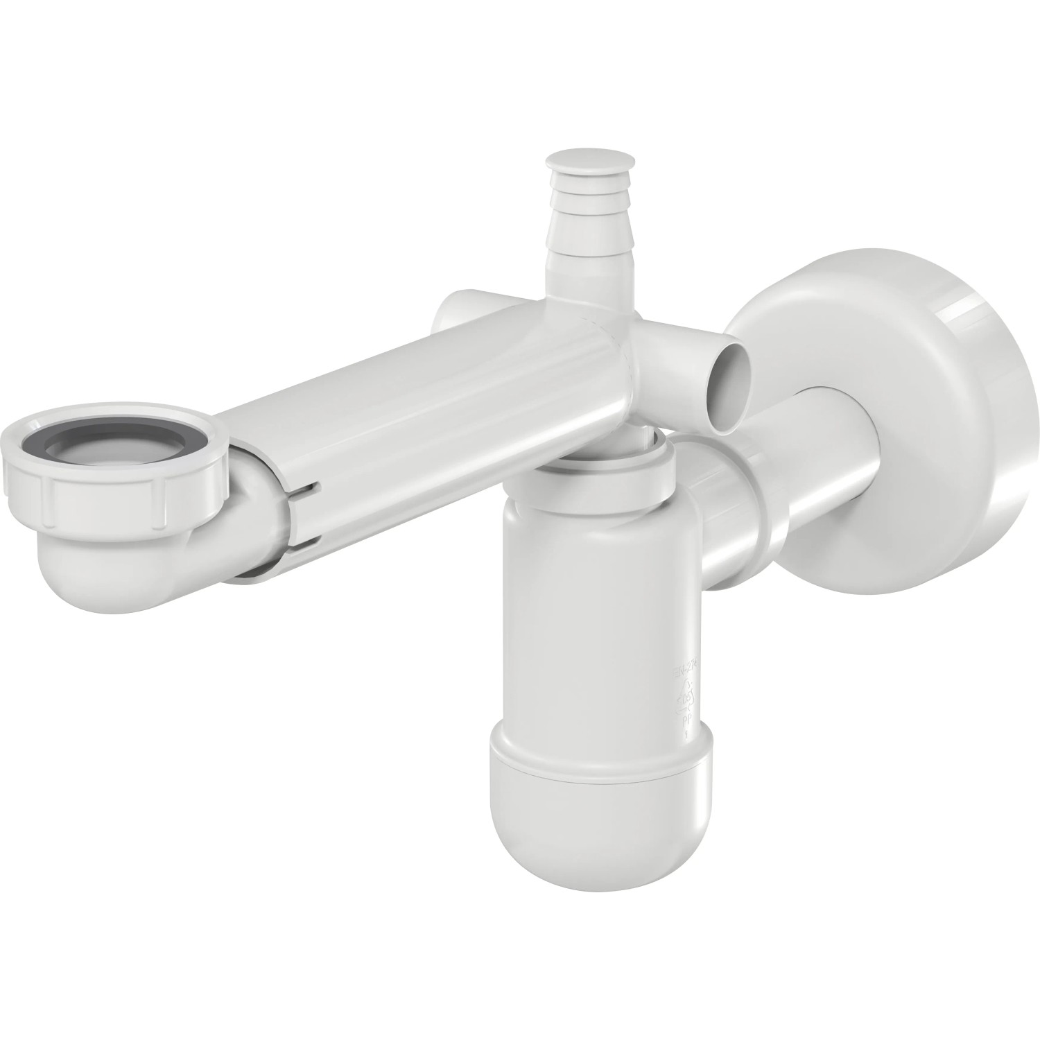 Prevex Umyvadlový sifon pro úsporu místa Preloc SpaceSaver 1 1/4", pr ...
