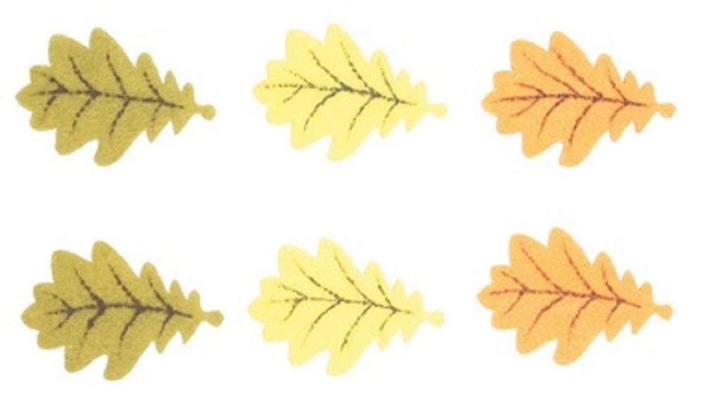 List dubu filcový na kolíčku mix barev 5 cm, 6 ks nakoupit u OBI