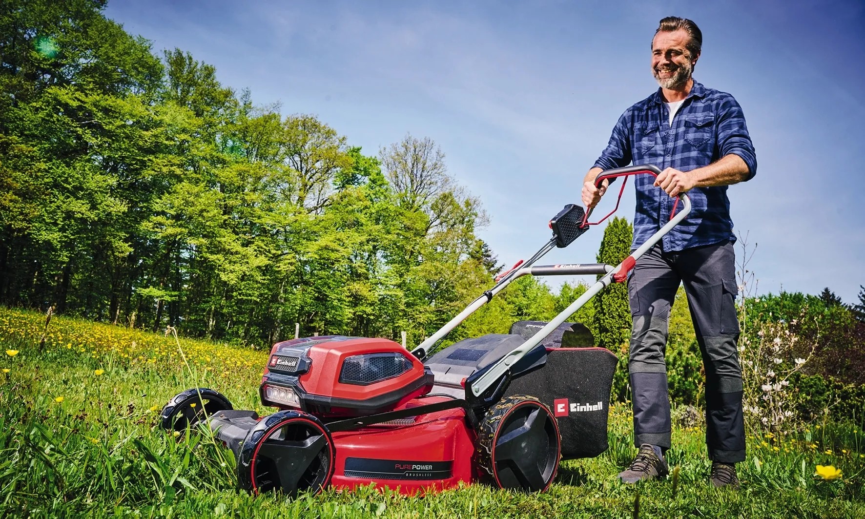 Einhell Aku sekačka na trávu GP-CM 36/52 S Li-BL (4x5,2Ah) nakoupit u OBI