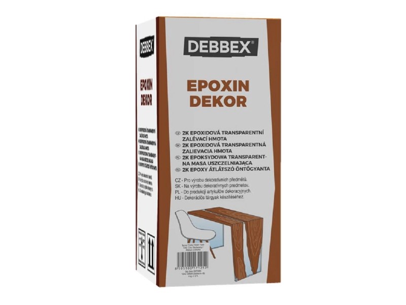 DEBBEX 2K Epoxidová transparentní zalévací hmota EPOXIN DEKOR 1 kg ...