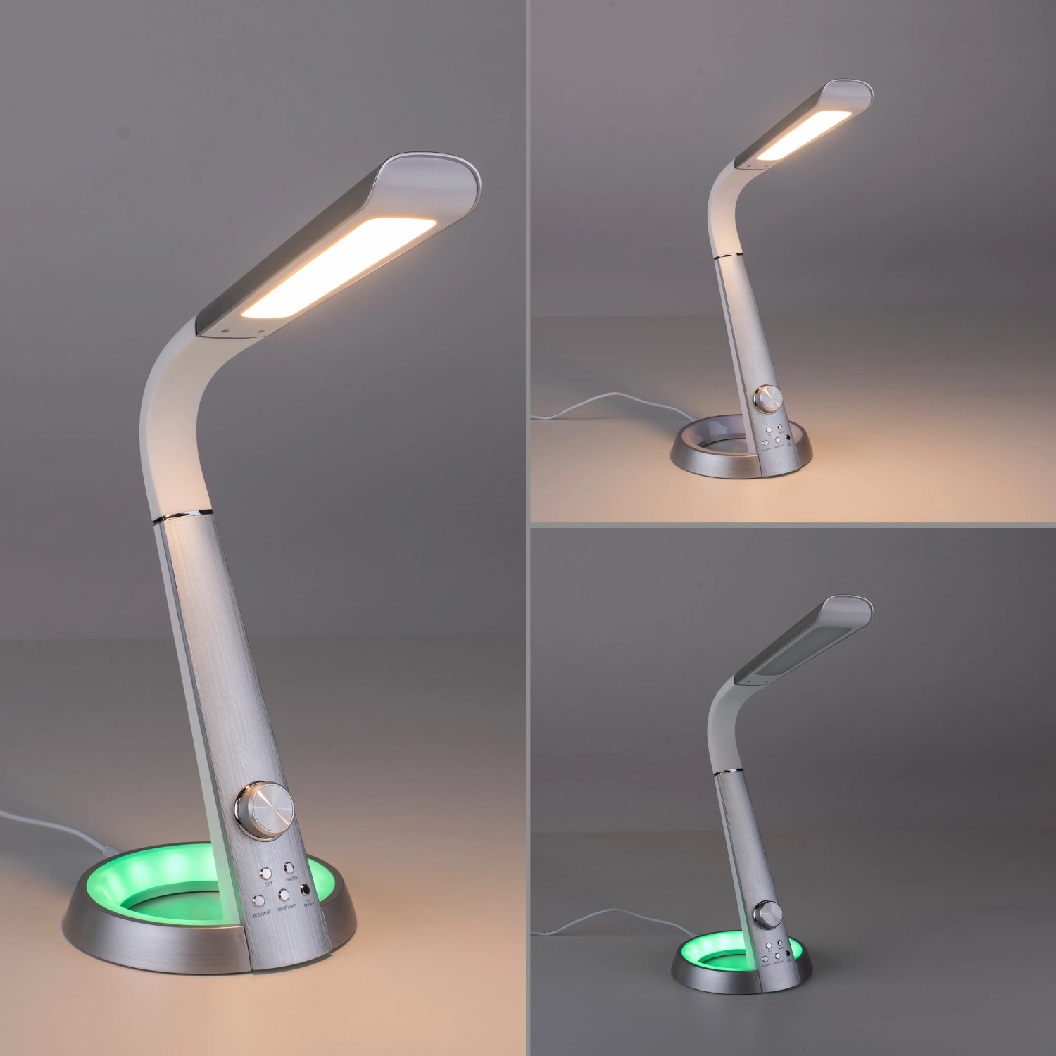 Paul Neuhaus Nabíjecí stolní LED lampa Bill, RGB+2700-5000K, 40 x 65 cm ...