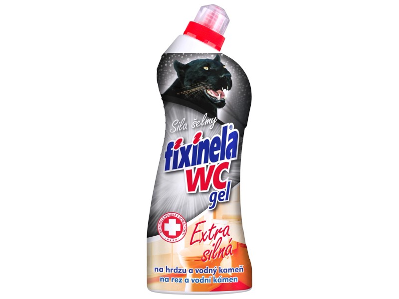 Fixinela Extra WC gel síla šelmy, WC čistič, 750 ml nakoupit u OBI