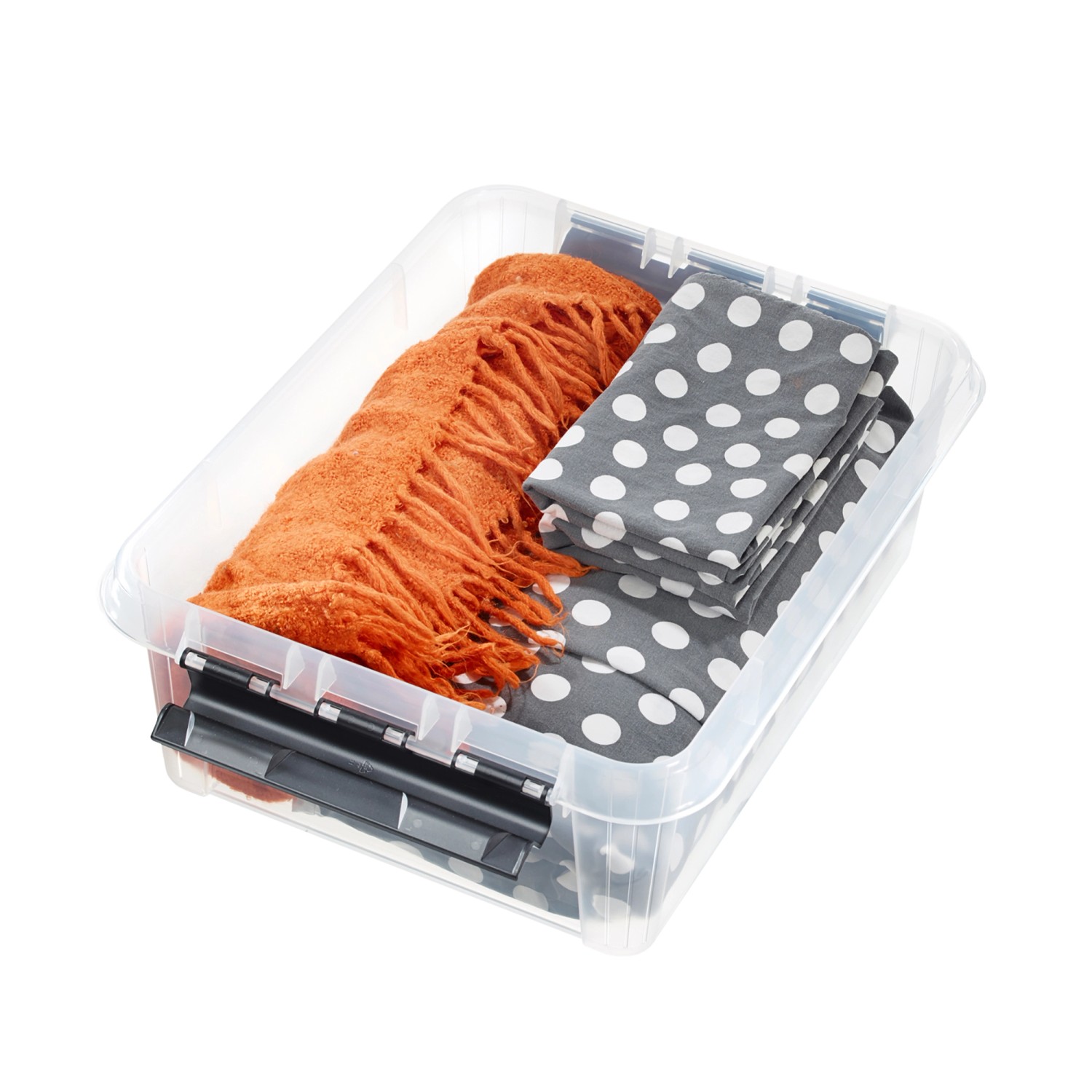 SmartStore Skladovací box Classic s víkem, transparentní, 39 x 50 x 18 ...