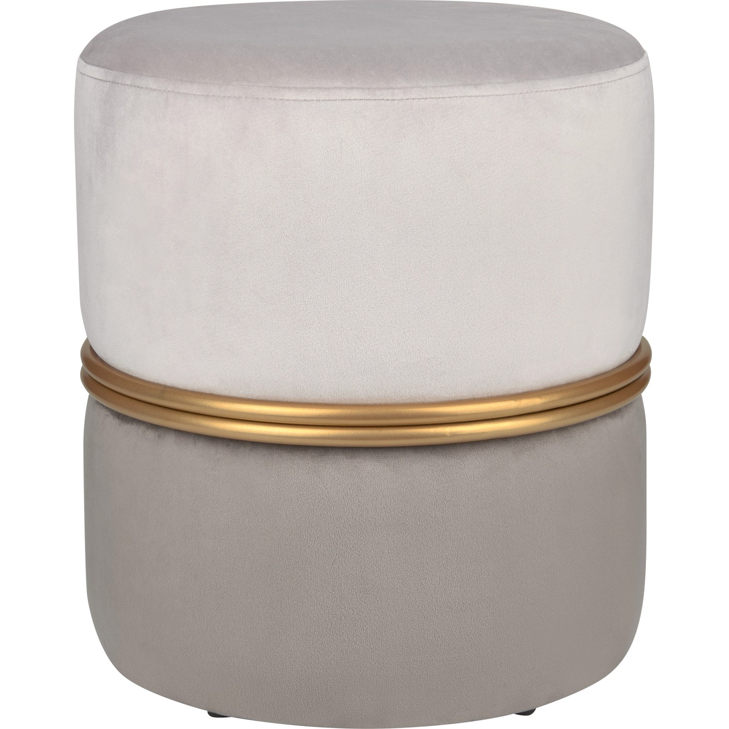 Taburet Modern Antique průměr 36 cm výška: 40 cm světle a tmavě šedá ...