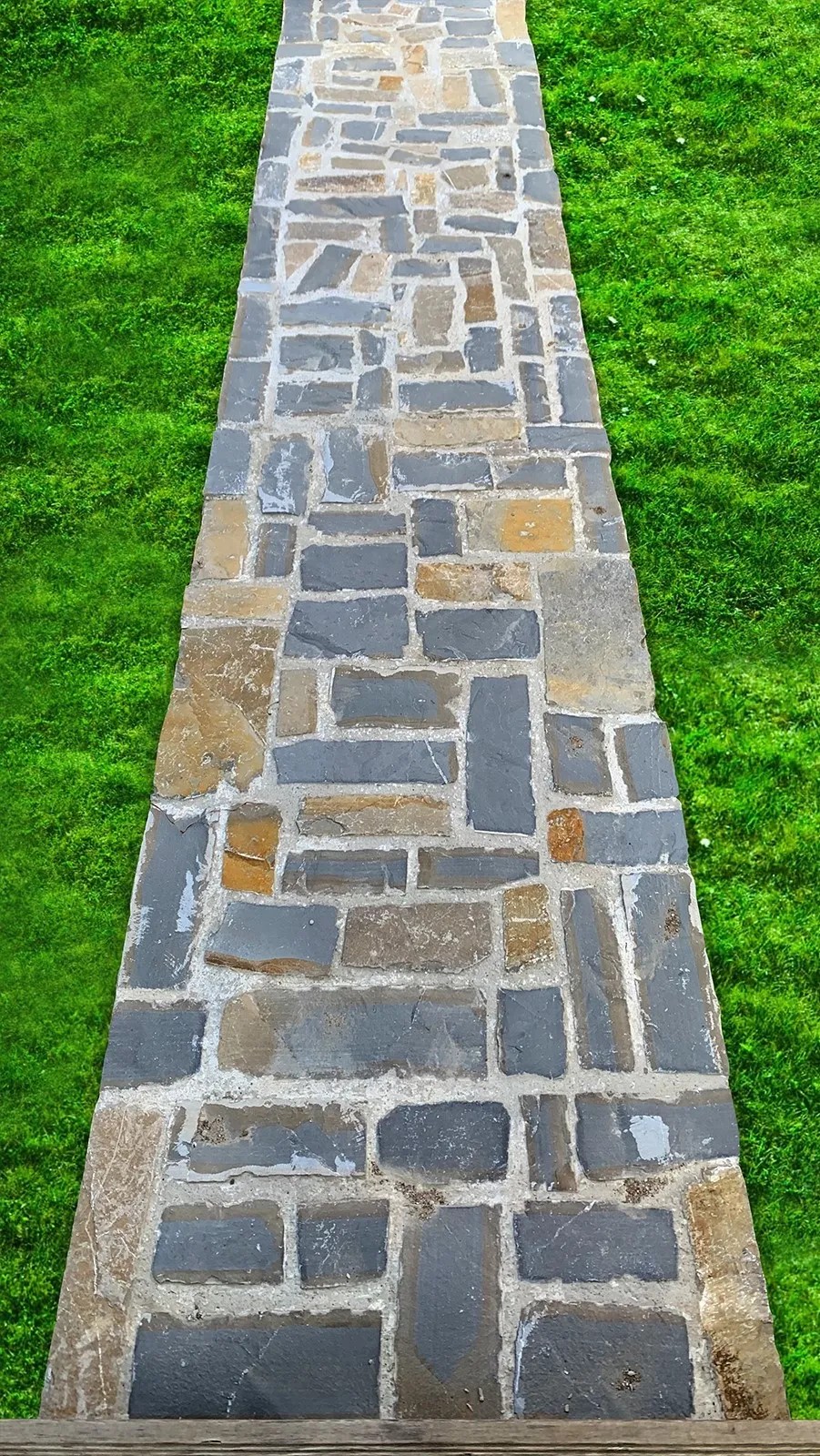 Těrchovský kámen Obklad štípaný Speciál 1x řezaný, do 3 cm