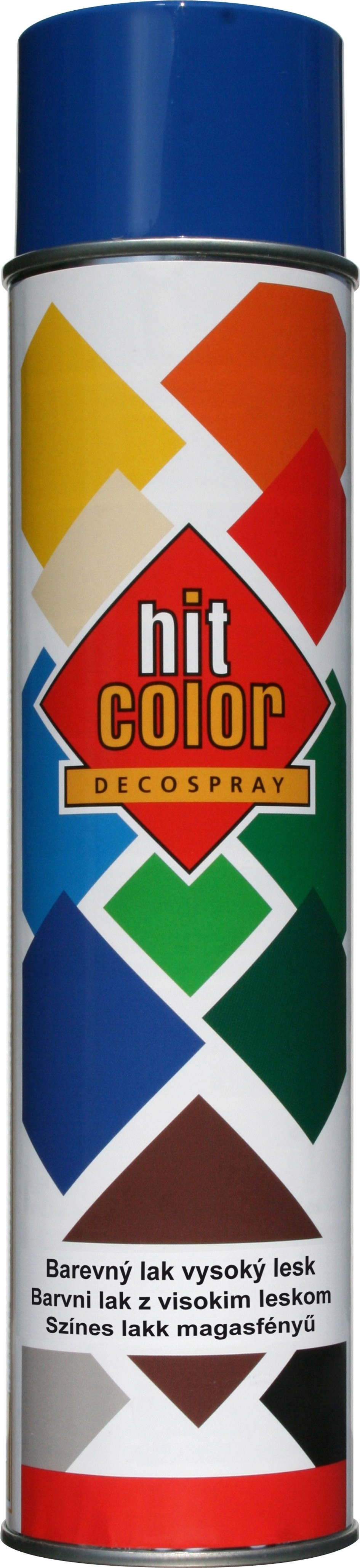 hitcolor Dekorativní lak ve spreji vysoký lesk RAL 5010 enciánový modrý 600 ml nakoupit u OBI