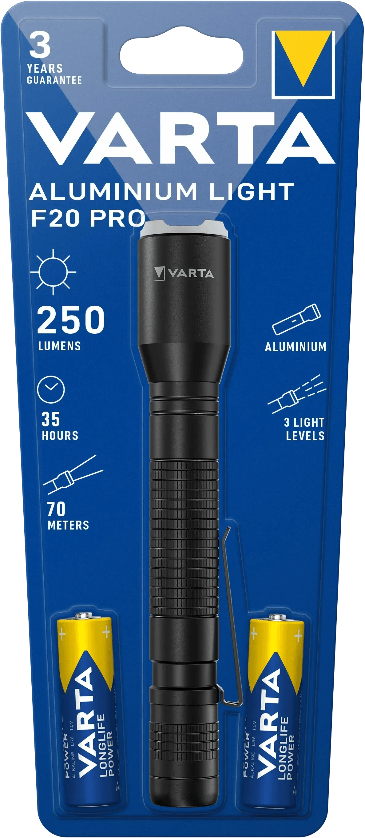 VARTA Svítilna Aluminium Light F20 Pro