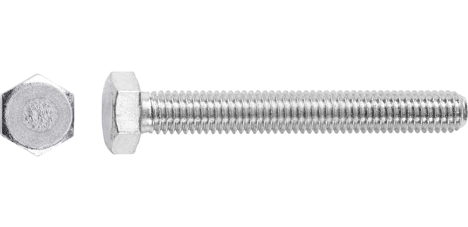 Šroub se šestihrannou hlavou SW10 plný závit pozinkovaný M6 x 40 mm - na váhu