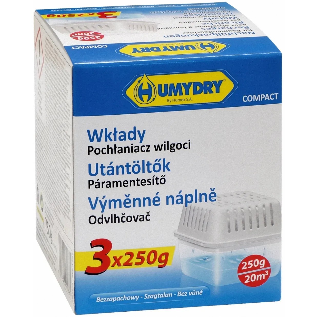 Humydry Náhradní náplň 3 x 250 g neutrální koupit v OBI