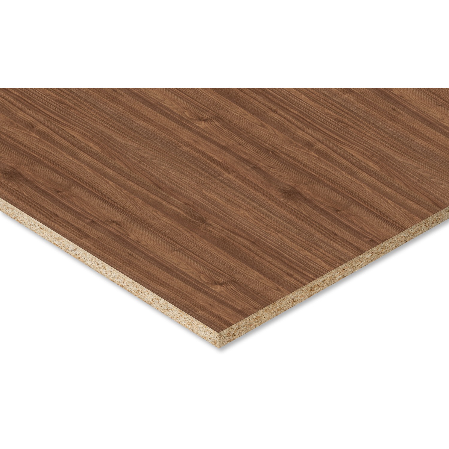 Laminovaná deska iboard DTDL ořech tmavý, tloušťka 18 mm - metráž ...