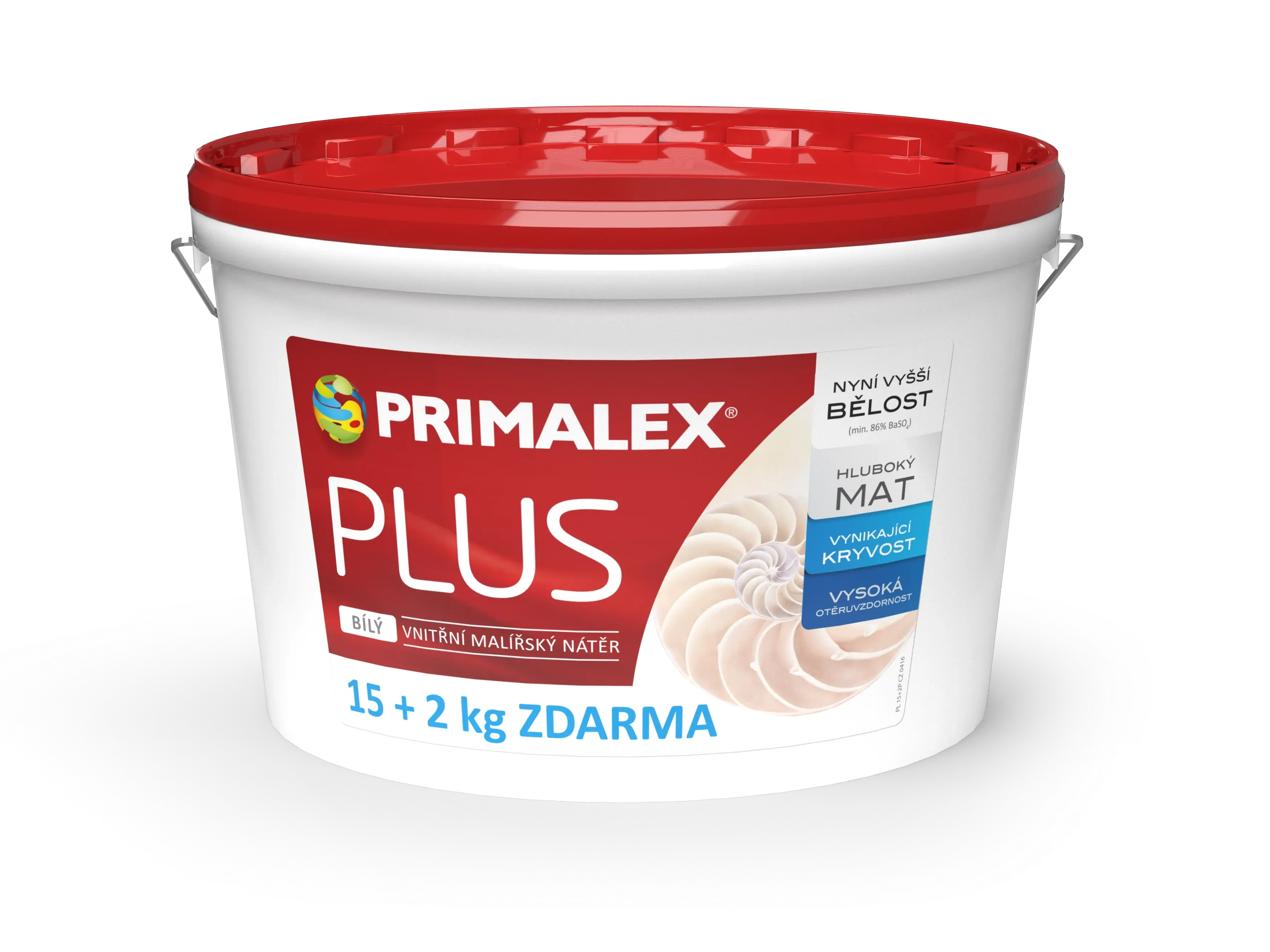 Primalex Vnitřní malířský nátěr Plus bílý 15+2 kg koupit v OBI