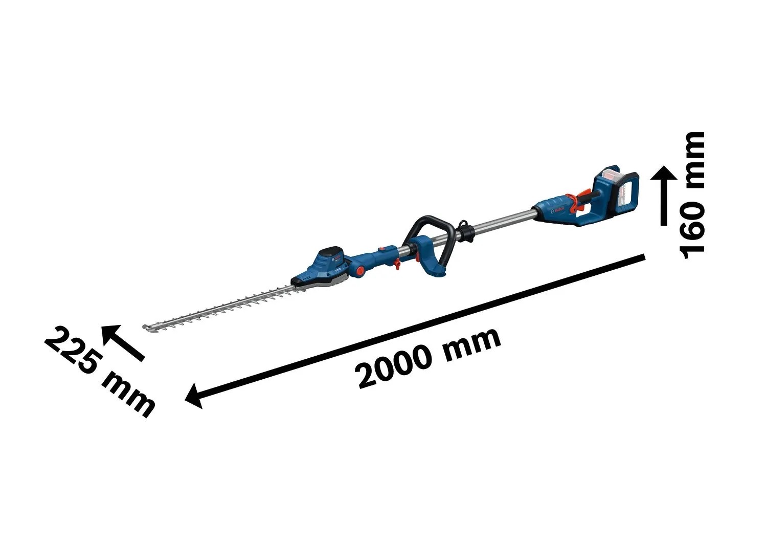 Bosch Professional Aku nůžky na živé ploty GHE18V-50FP Solo nakoupit u OBI